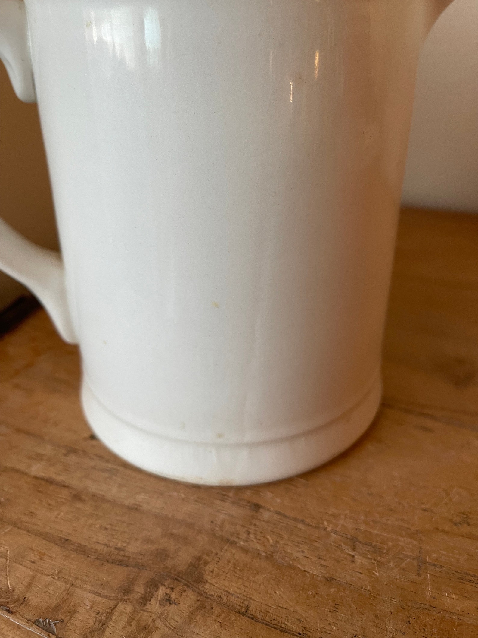 Antique Homer Laughlin Ironstone Porcelain White Pitcher - Etsy