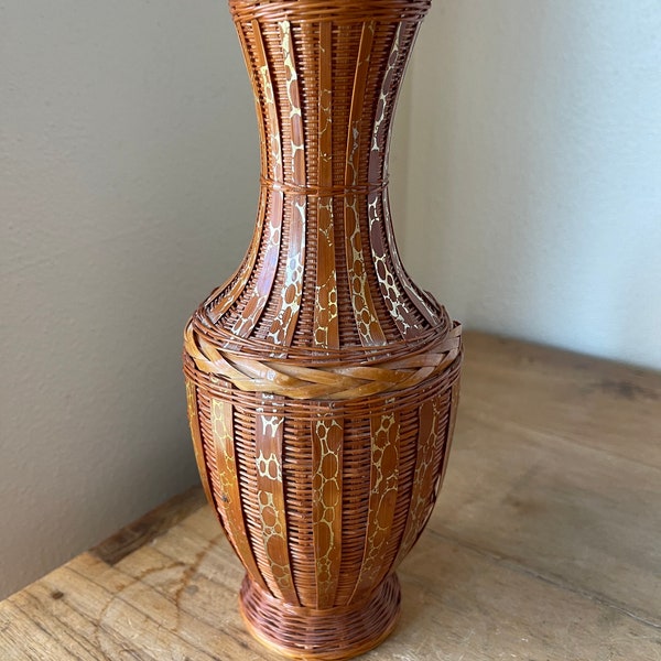 Wicker Vase - Etsy
