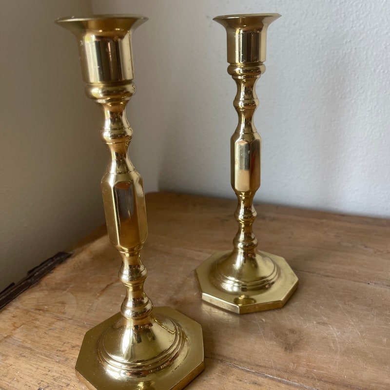 Baldwin Brass Candlesticks - Etsy