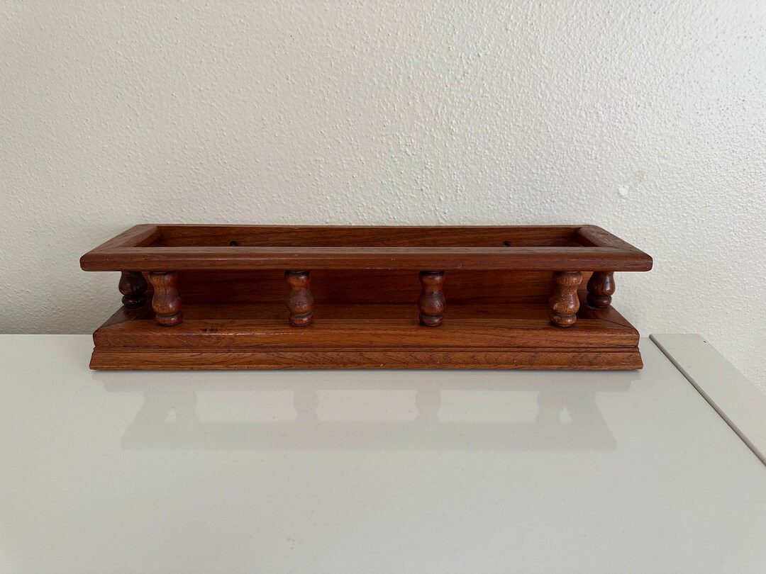 Cutest Vintage Handmade Wood Small Mini Shelf or Spice Rack ...