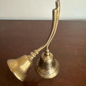 Vintage Brass English Double Bell | Christmas Holiday Seasonal Decor - Etsy
