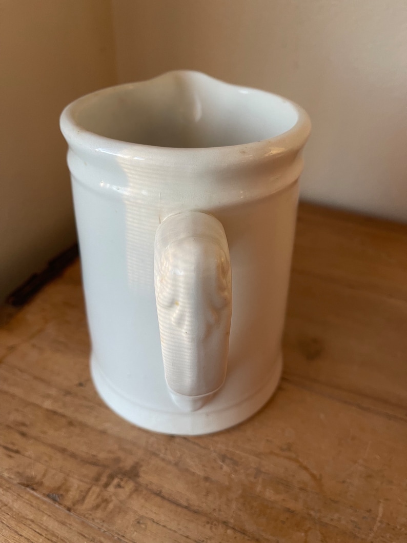 Antique Homer Laughlin Ironstone Porcelain White Pitcher - Etsy