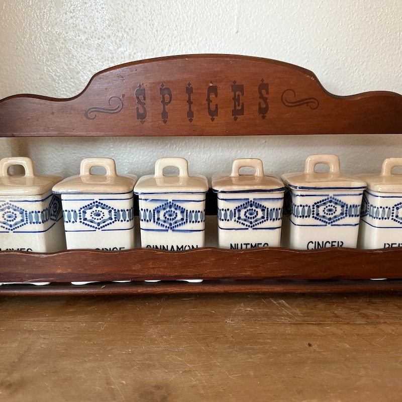 Ceramic Spice Rack - Etsy