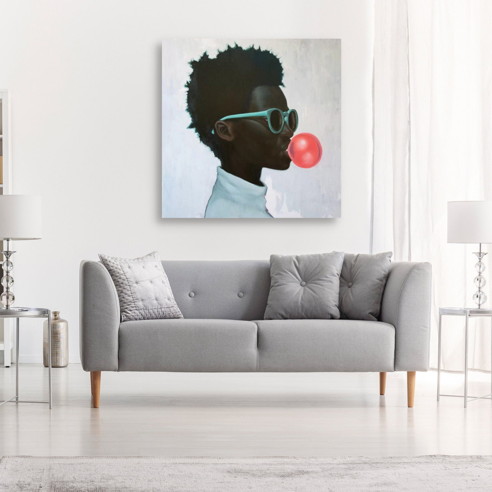 Black Art African American Art Black Boy Art Canvas Art - Etsy