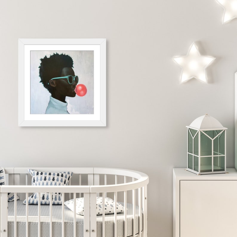 Black Art African American Art Black Boy Art Canvas Art - Etsy
