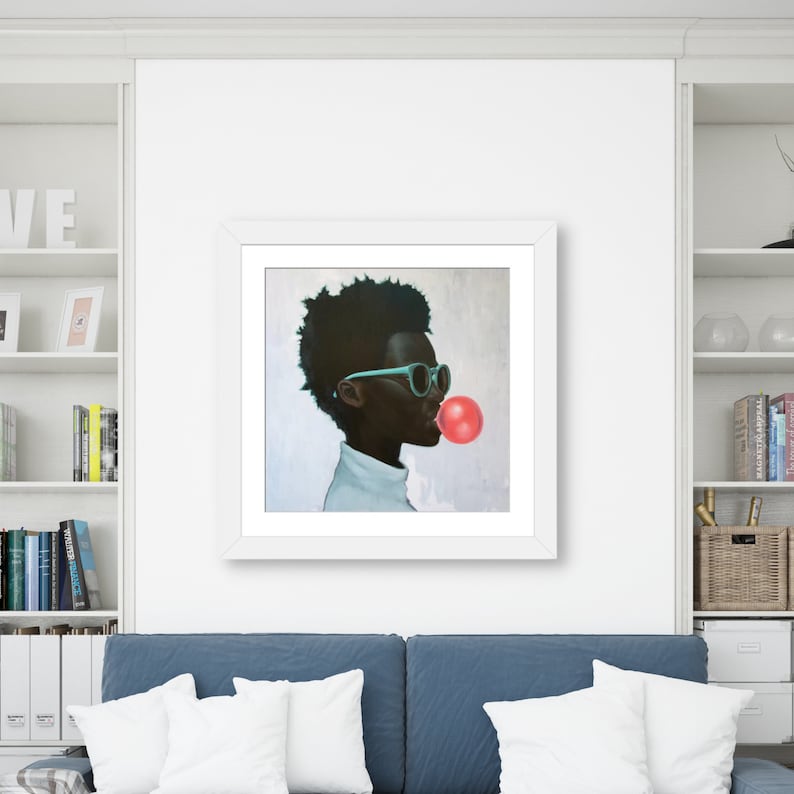 Black Art African American Art Black Boy Art Canvas Art - Etsy