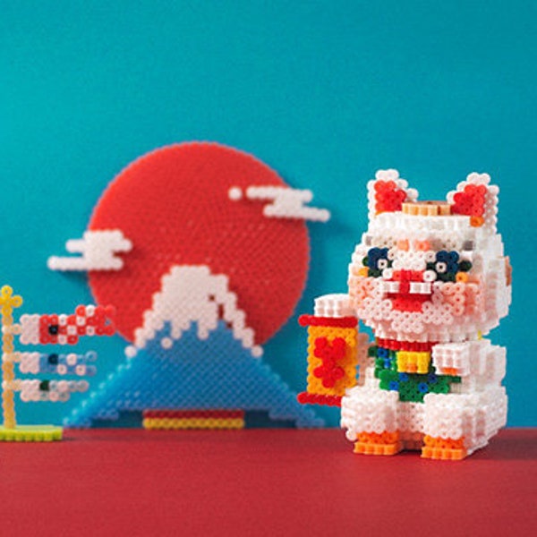 Cat Perler Bead Pattern - Etsy