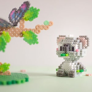 DIY Koala 3D Perler Bead Pattern Tutorial - Etsy