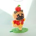 Pug With Apple 3D Perler Bead Pattern Tutorial - Etsy