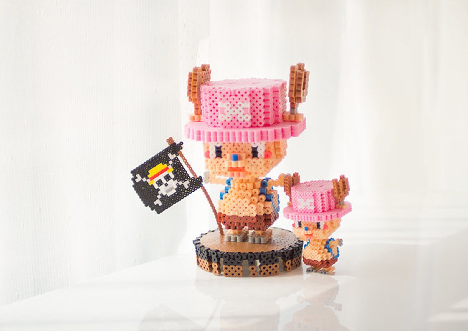 Set of 2 One Piece Tony Tony Chopper 3D Perler Bead Pattern - Etsy Canada
