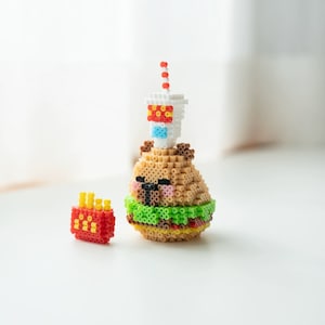 Capybara Series (set of 5) - 3D Perler Bead Pattern Tutorial - Etsy