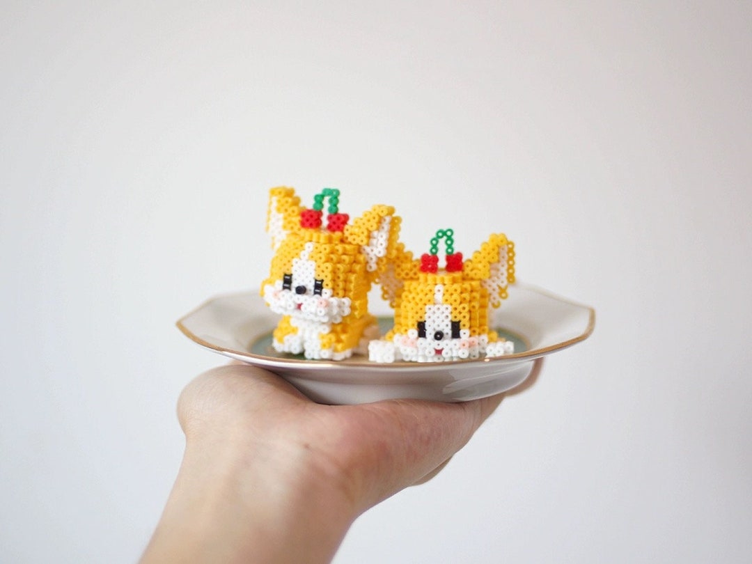 Corgi: Dog Series - 3D Perler Bead Pattern Tutorial - Etsy