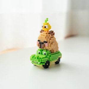 Capybara Series (set of 5) - 3D Perler Bead Pattern Tutorial - Etsy