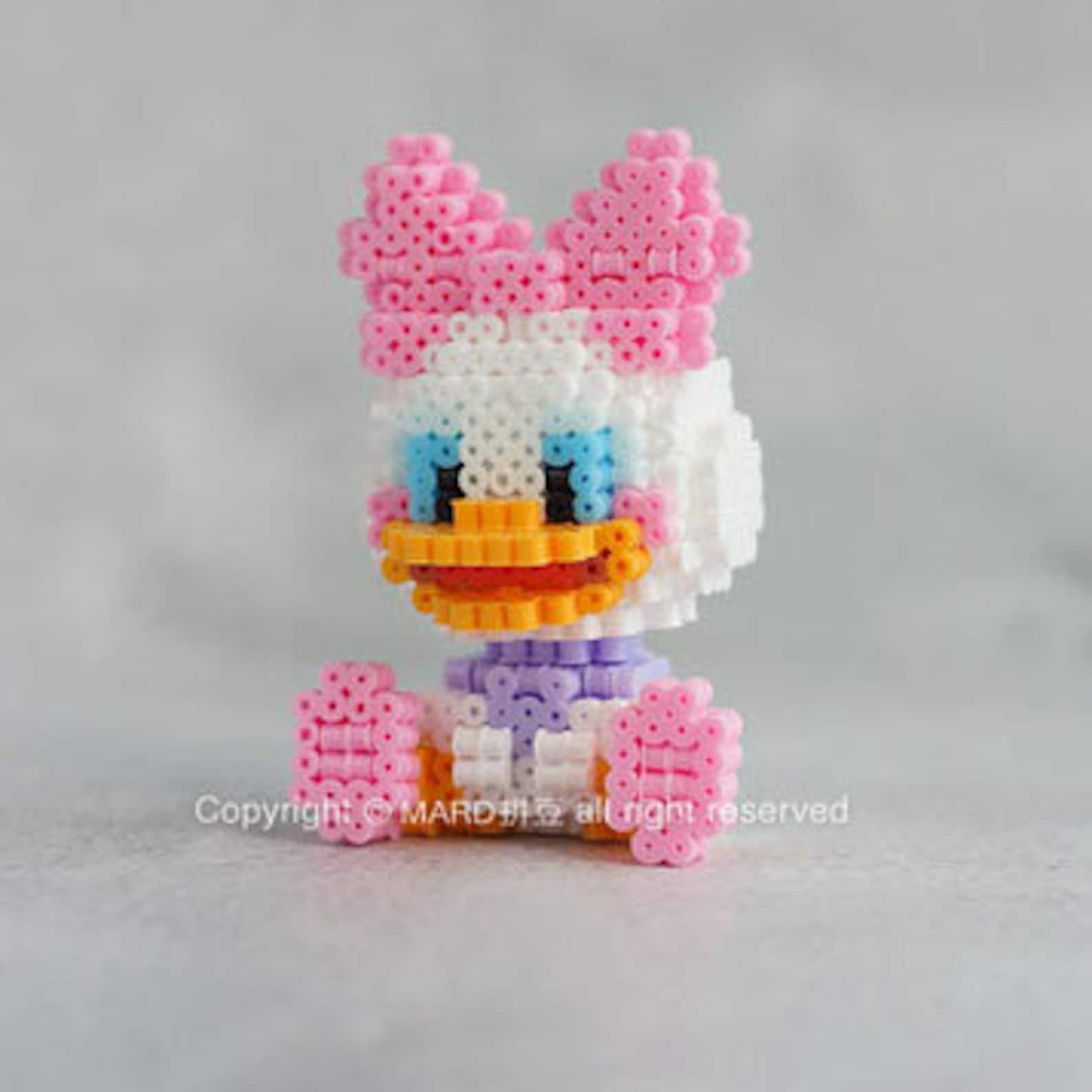 DIY Disney Mickey & Minnie Mouse 3D Perler Bead Pattern | Etsy