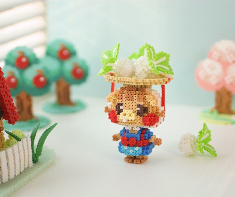 DIY Animal Crossing 3D Perler Bead Pattern Tutorial - Etsy