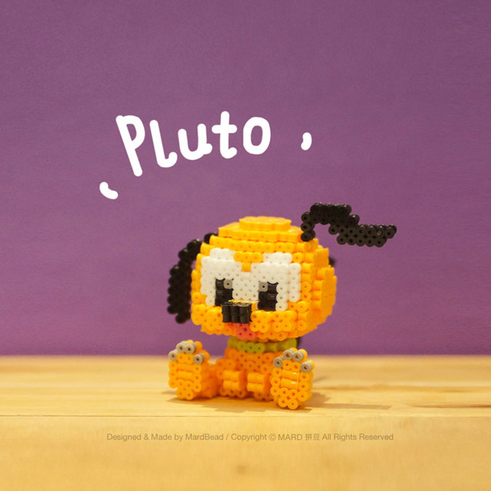 DIY Disney Mickey & Minnie Mouse 3D Perler Bead Pattern Tutorial - Etsy