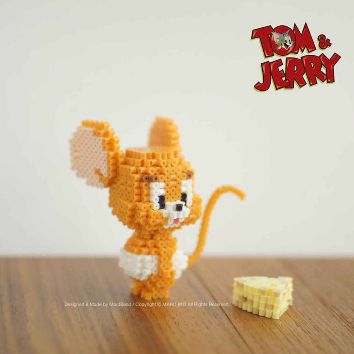 Set of 2 Tom & Jerry 3D Perler Bead Pattern Tutorial - Etsy