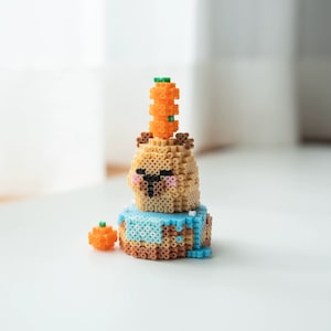 Capybara Series (set of 5) - 3D Perler Bead Pattern Tutorial - Etsy