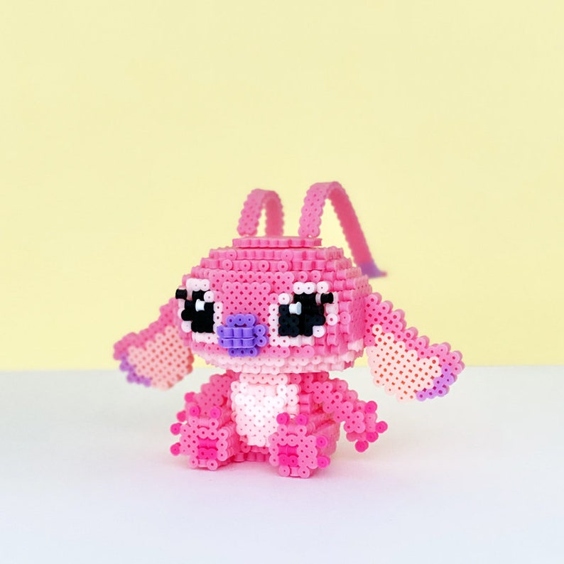 Angel & Stitch 3D Perler Bead Pattern Tutorial - Etsy