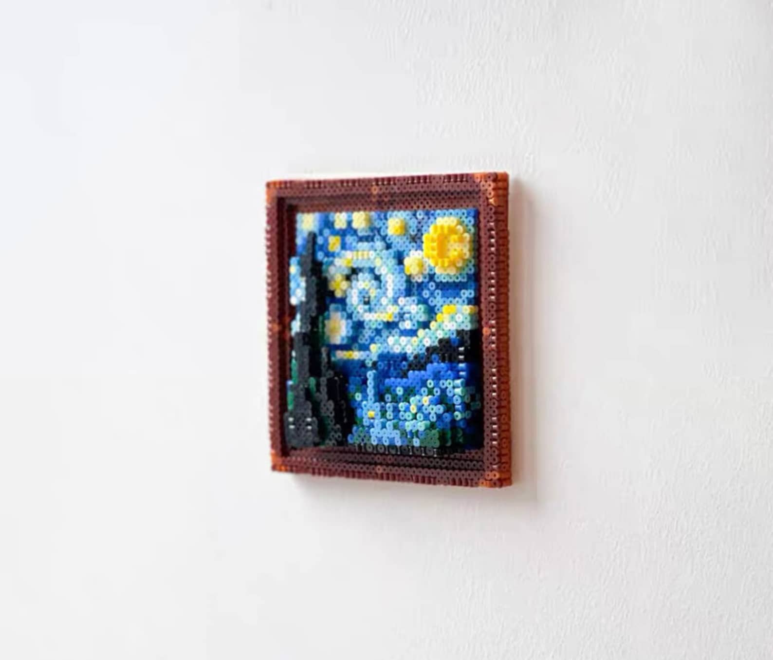 Set of 3 Famous Paintings 3D Perler Bead Pattern Tutorial - Etsy