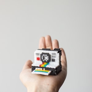 Set of 6 Cameras | 3D Perler Bead Pattern Tutorial | Vintage Camera - Etsy