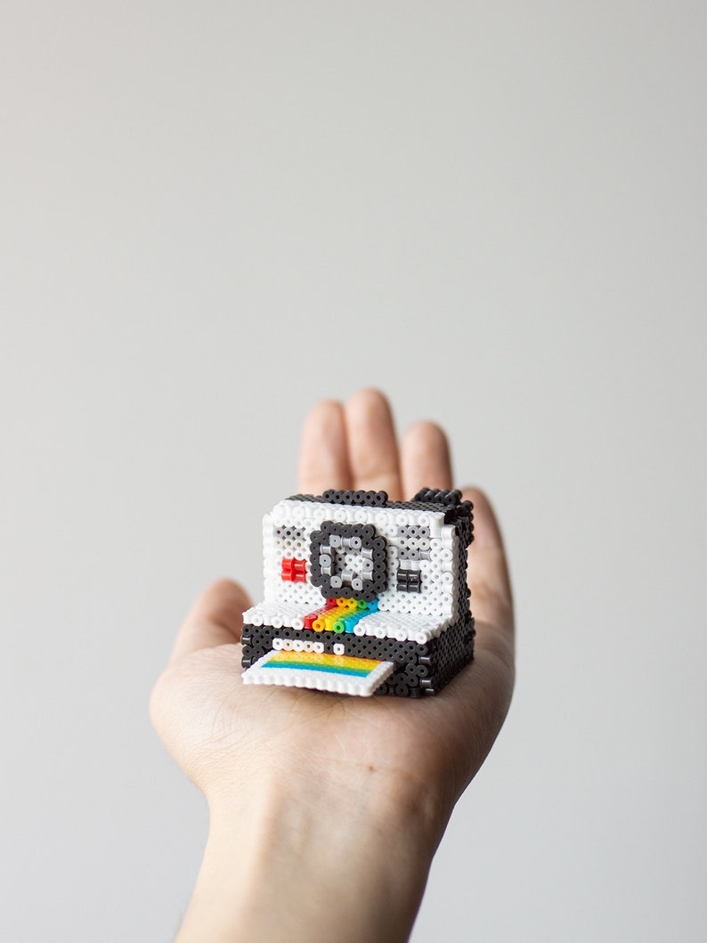 Set of 6 Cameras 3D Perler Bead Pattern Tutorial Vintage - Etsy