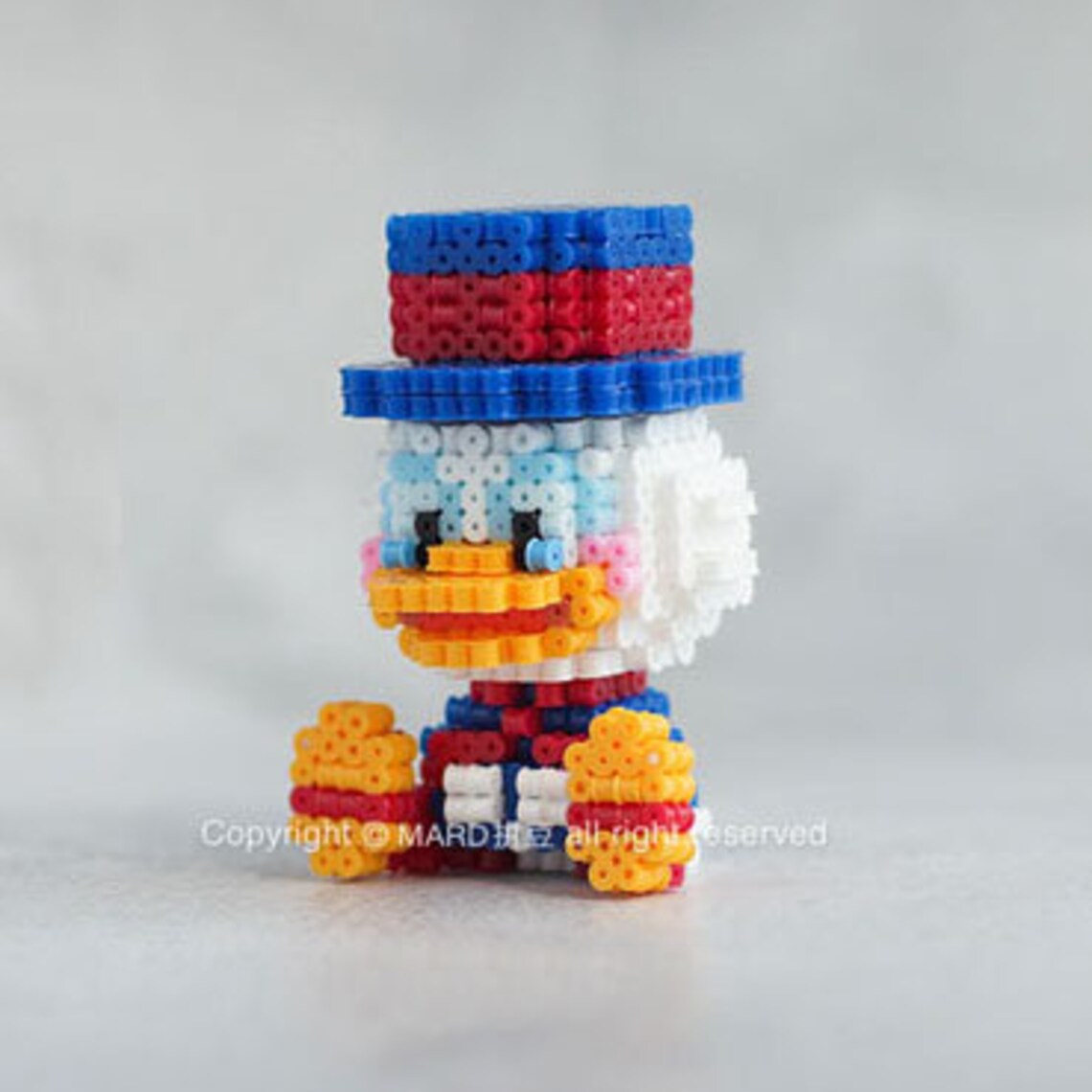 DIY Disney Mickey & Minnie Mouse 3D Perler Bead Pattern Tutorial - Etsy