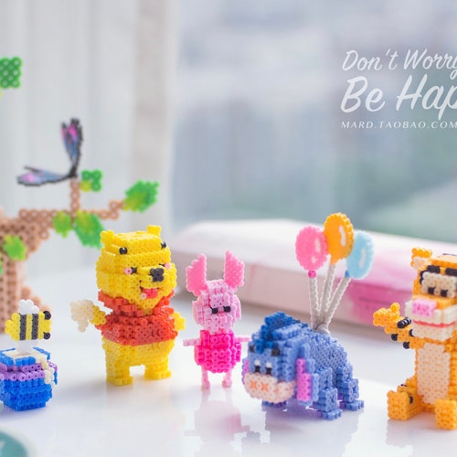 Dumbo the Elephant 3D Perler Bead Pattern Tutorial - Etsy