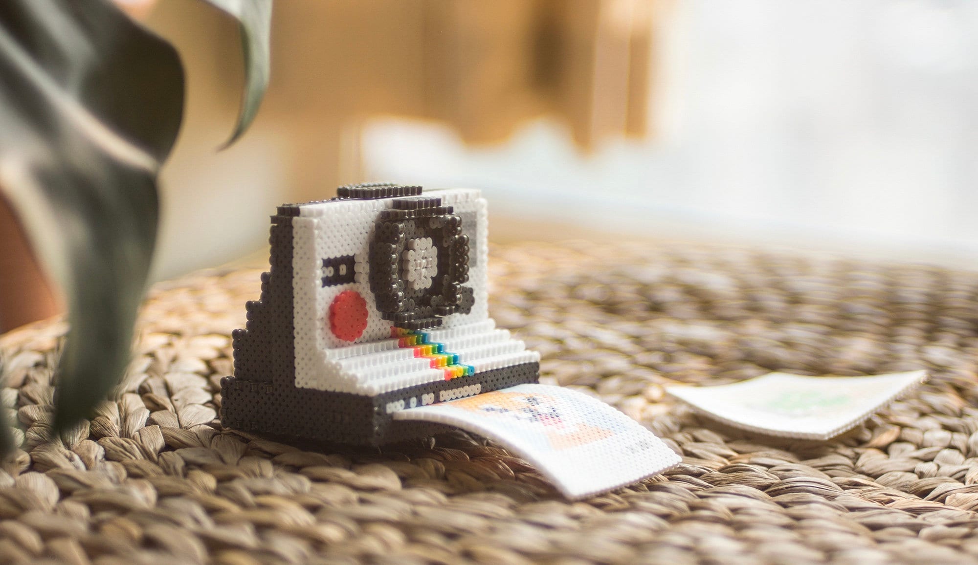 Vintage Polaroid Camera 3D Perler Bead Pattern Tutorial - Etsy