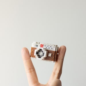 Set of 6 Cameras | 3D Perler Bead Pattern Tutorial | Vintage Camera - Etsy