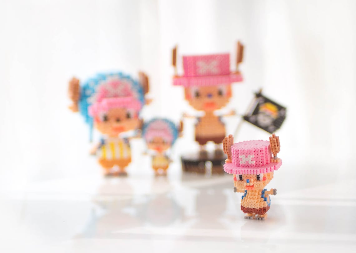 Set of 2 One Piece Tony Tony Chopper 3D Perler Bead Pattern | Etsy