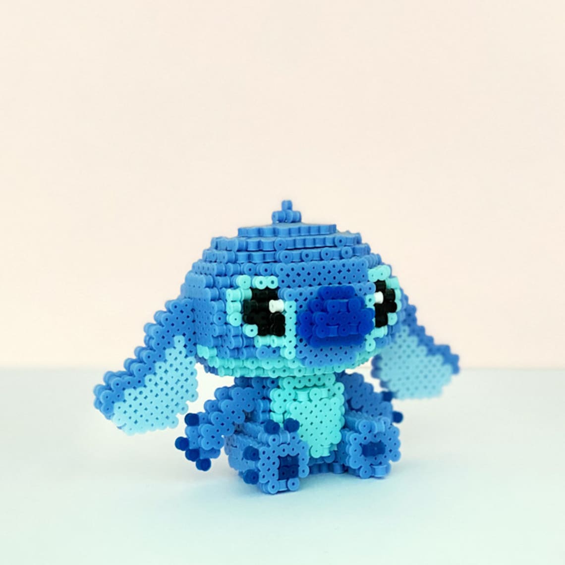 Angel & Stitch 3D Perler Bead Pattern Tutorial - Etsy