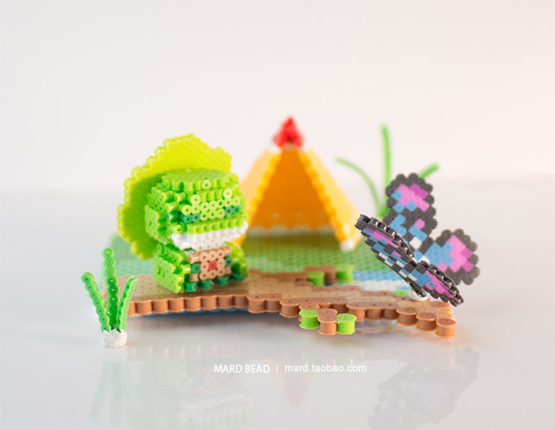 Frog 3D Perler Bead Pattern Tutorial - Etsy