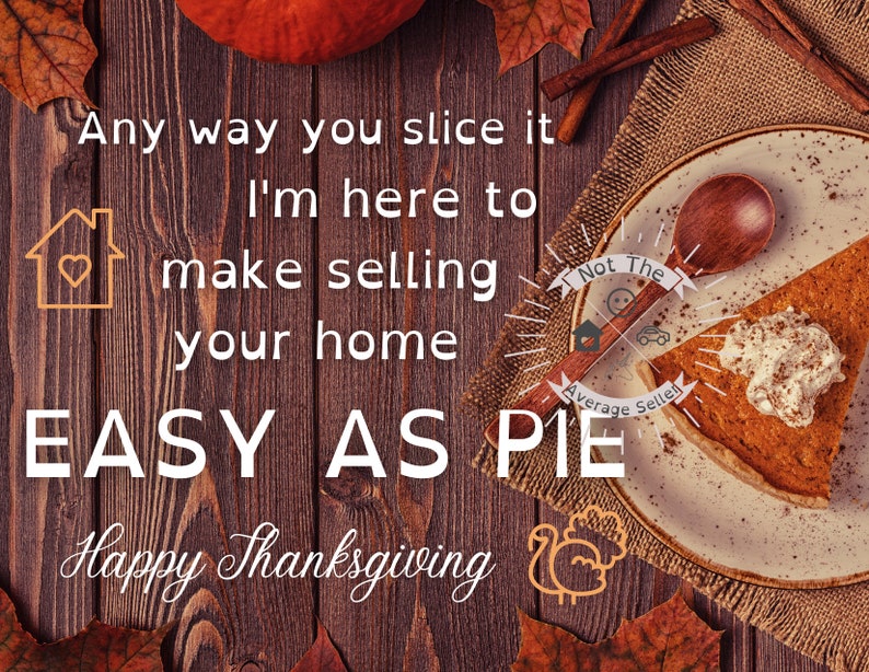 Thanksgiving Real Estate Post Card/social Post - Etsy