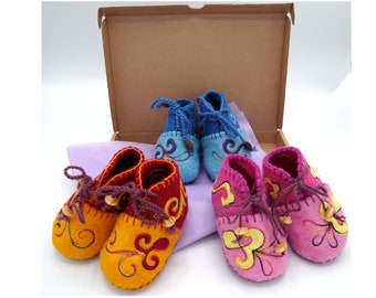 Felt Baby Booties | Etsy