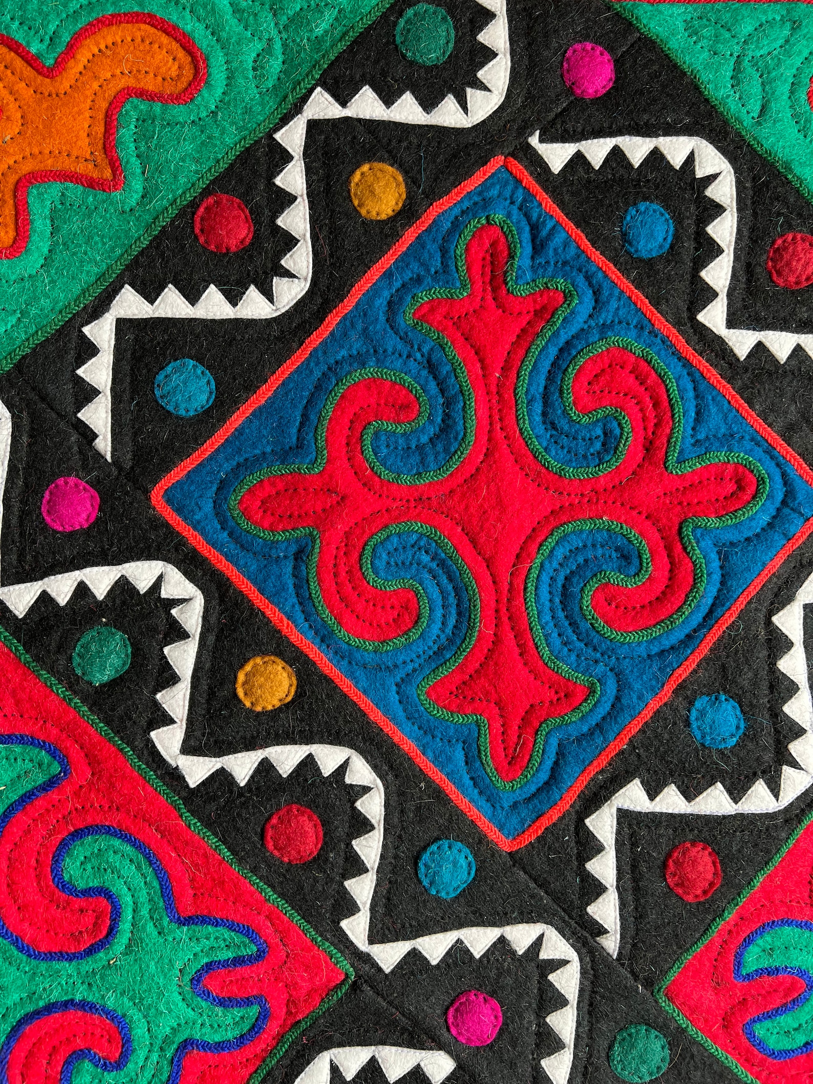 Kyrgyz Shyrdak Rug 119 X 80cm / 3ft 11in X 2ft 7in 100% Wool - Etsy