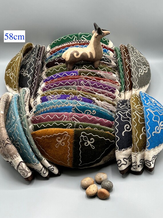 58cm Kyrgyz Topu Felt Cap With Cotton Lining - Etsy UK