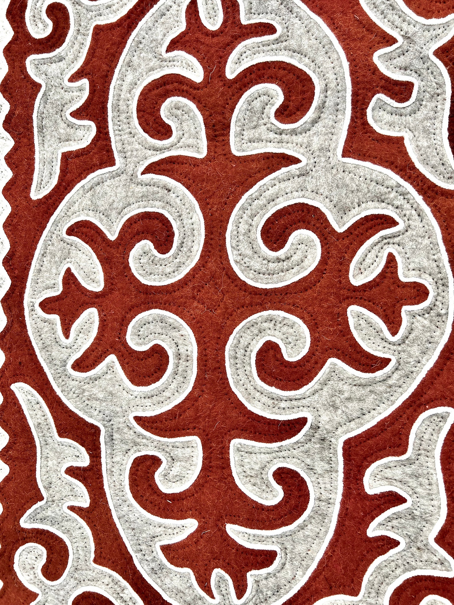 Kyrgyz Shyrdak Rug 105 X 66cm / 3ft 5in X 2ft 2in 100% Wool - Etsy