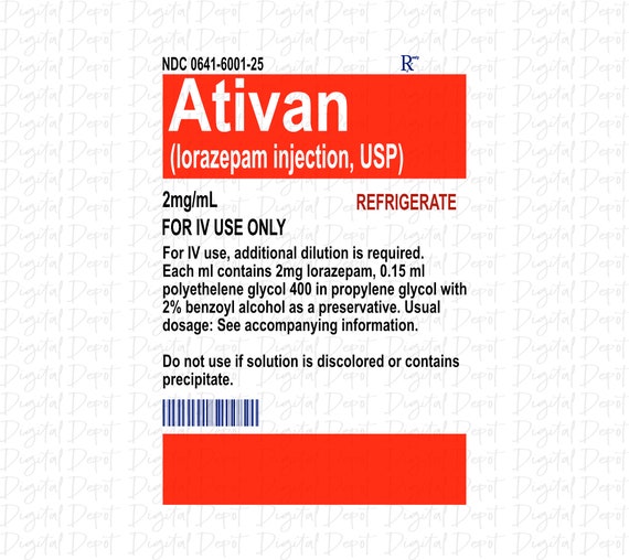 Ativan Png Tumbler Design Nursing Png Sublimation Png - Etsy