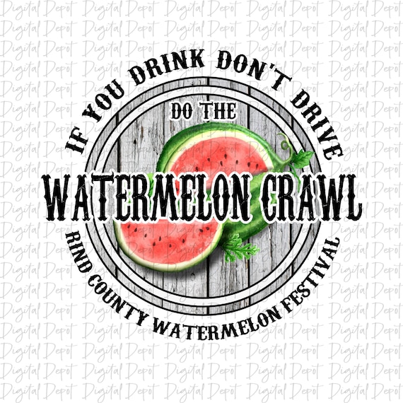 Watermelon Crawl PNG Sublimation PNG Sublimation Design - Etsy