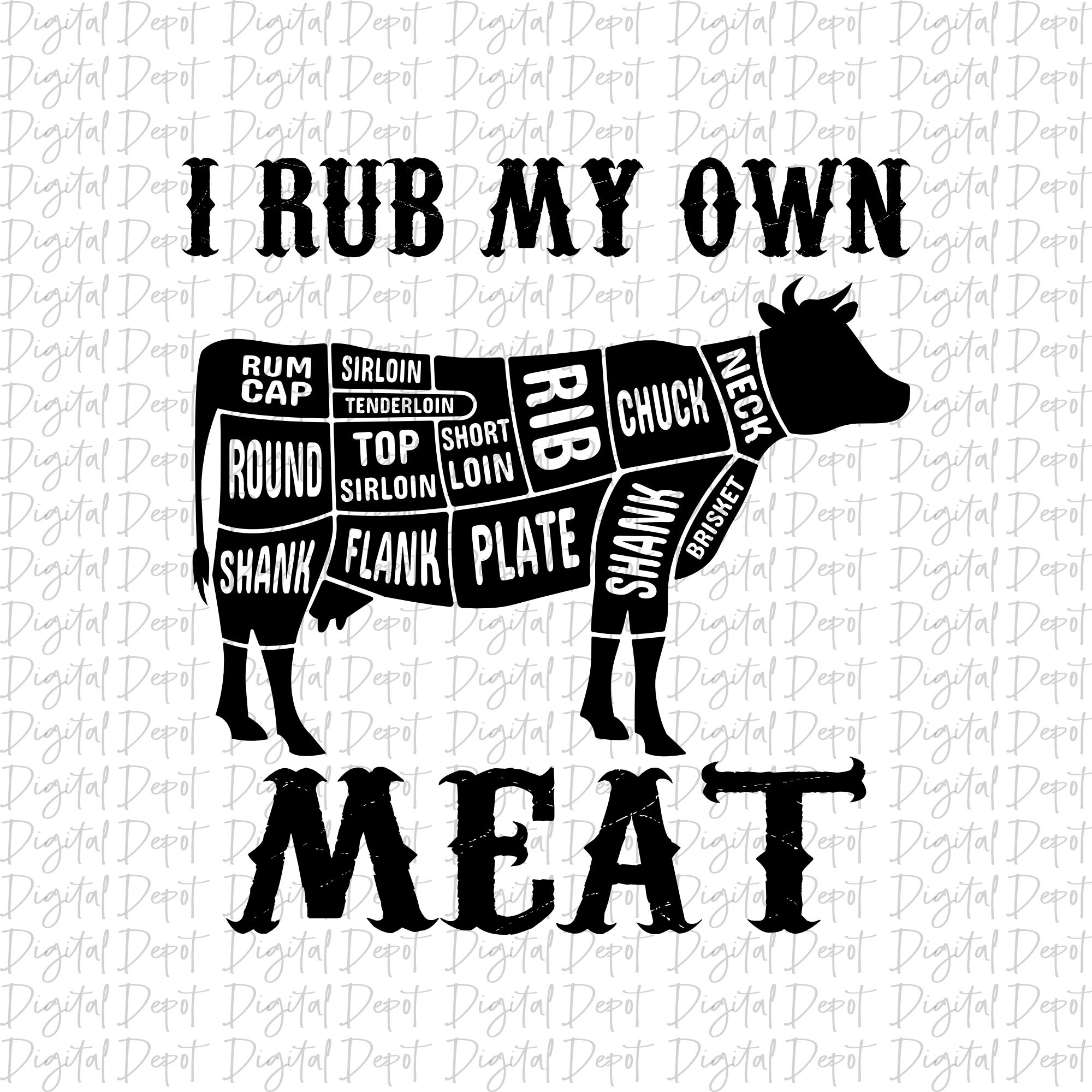 I Rub My Own Meat Mens Png Funny Mens Design Mens - Etsy