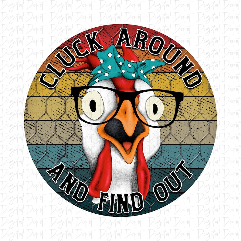 Cluck Around and Find Out Funny Chicken Funny Chicken - Etsy