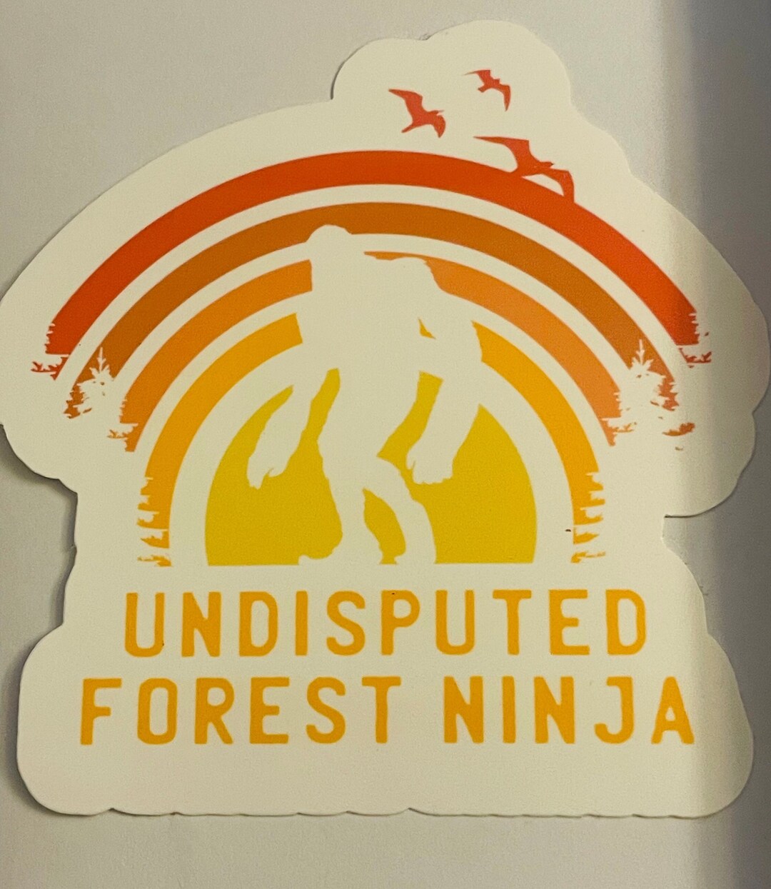 Undisputed Forest Ninja Sticker - Etsy