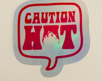 Caution Hot Sticker Set, Kirk Hammett, Guitar Stickers - Etsy