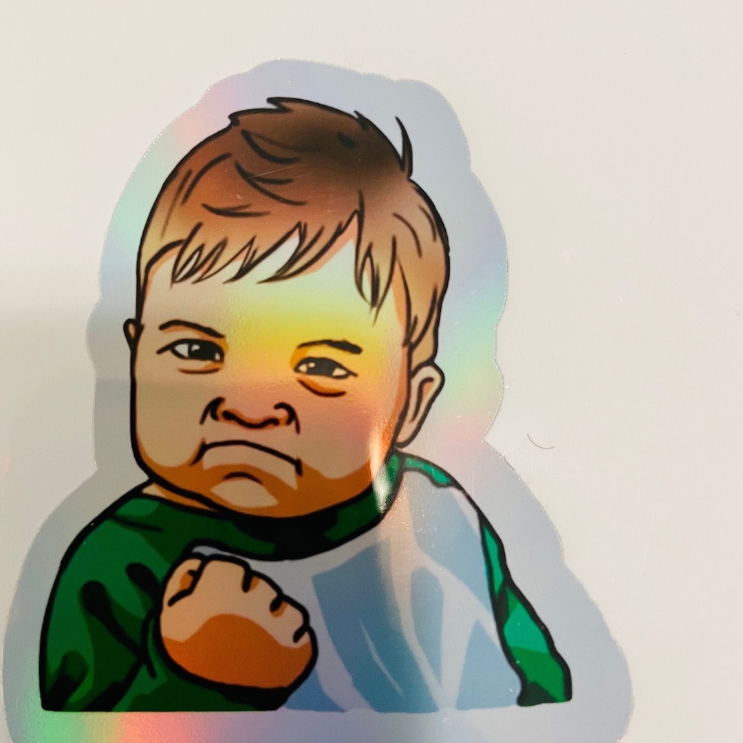 Meme Sticker fist Balled - Etsy
