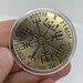 Viking Celtic Coin Collectable, Vegvisir Wayfinder Commemorative Coin ...