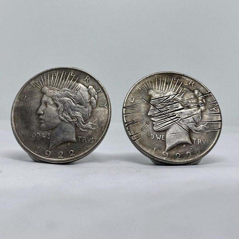 Two Face Coin - Etsy