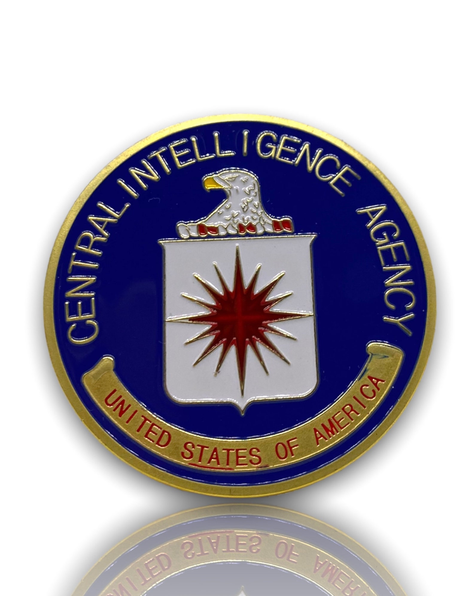 Gold CIA American Coin Concept, Memorable Coin, Central Intelligence ...
