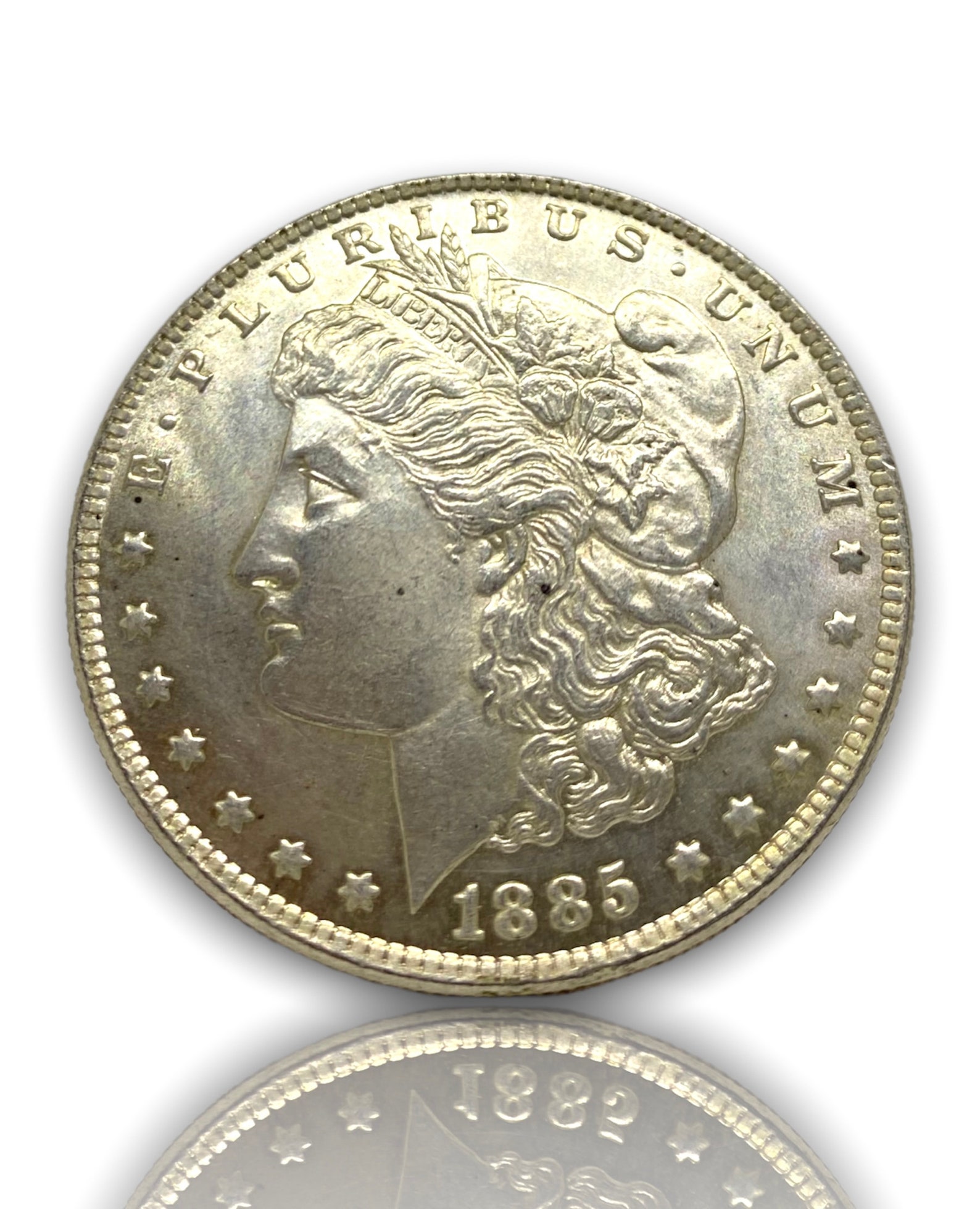 One Dollar Coin E. PLURIBUS UNUM Morgan USA Silver Coin Replica Not ...