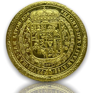 Poland 100 Ducat Gold Plated Coin 1621 King Sigismund III REPLICA 1pcs ...